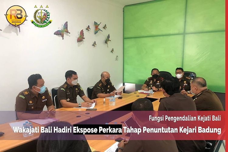 Fungsi Pengendalian Kejati Bali, Wakajati Bali Hadiri Ekspose Perkara Tahap Penuntutan Kejari ...