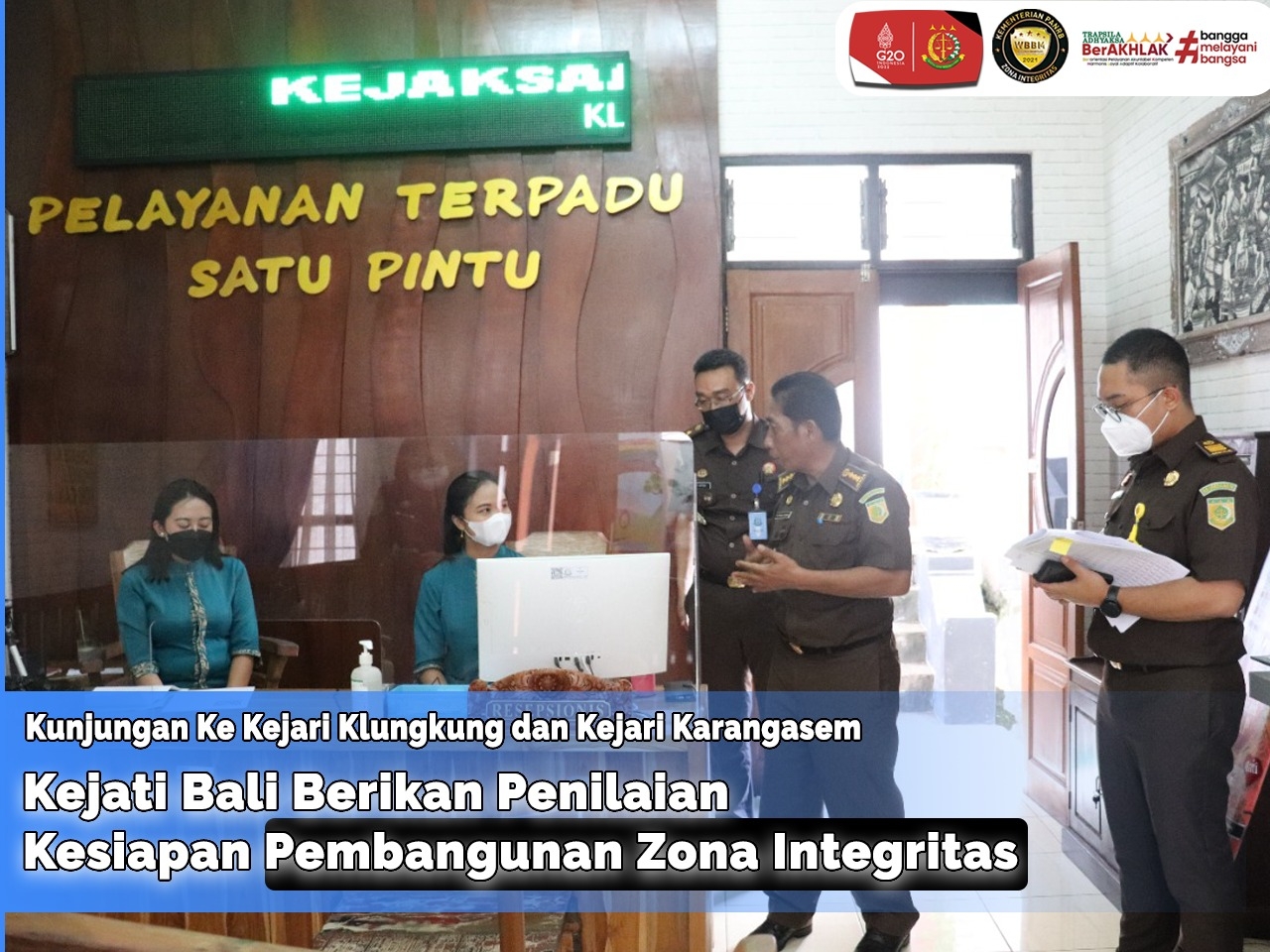 Kunjungan ke Kejari Klungkung dan Kejari Karangasem, Kejati Bali Berikan Penilaian Kesiapan ...