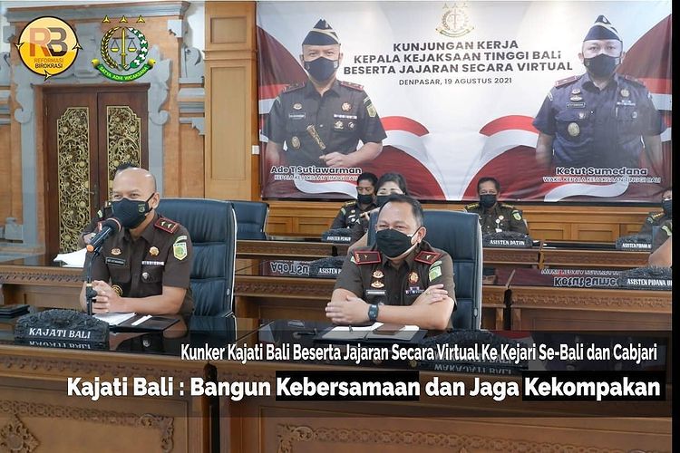 Kunker Kajati Bali dan Jajaran Secara Virtual ke Kejari dan Cabjari Se-Bali | kejati-bali ...