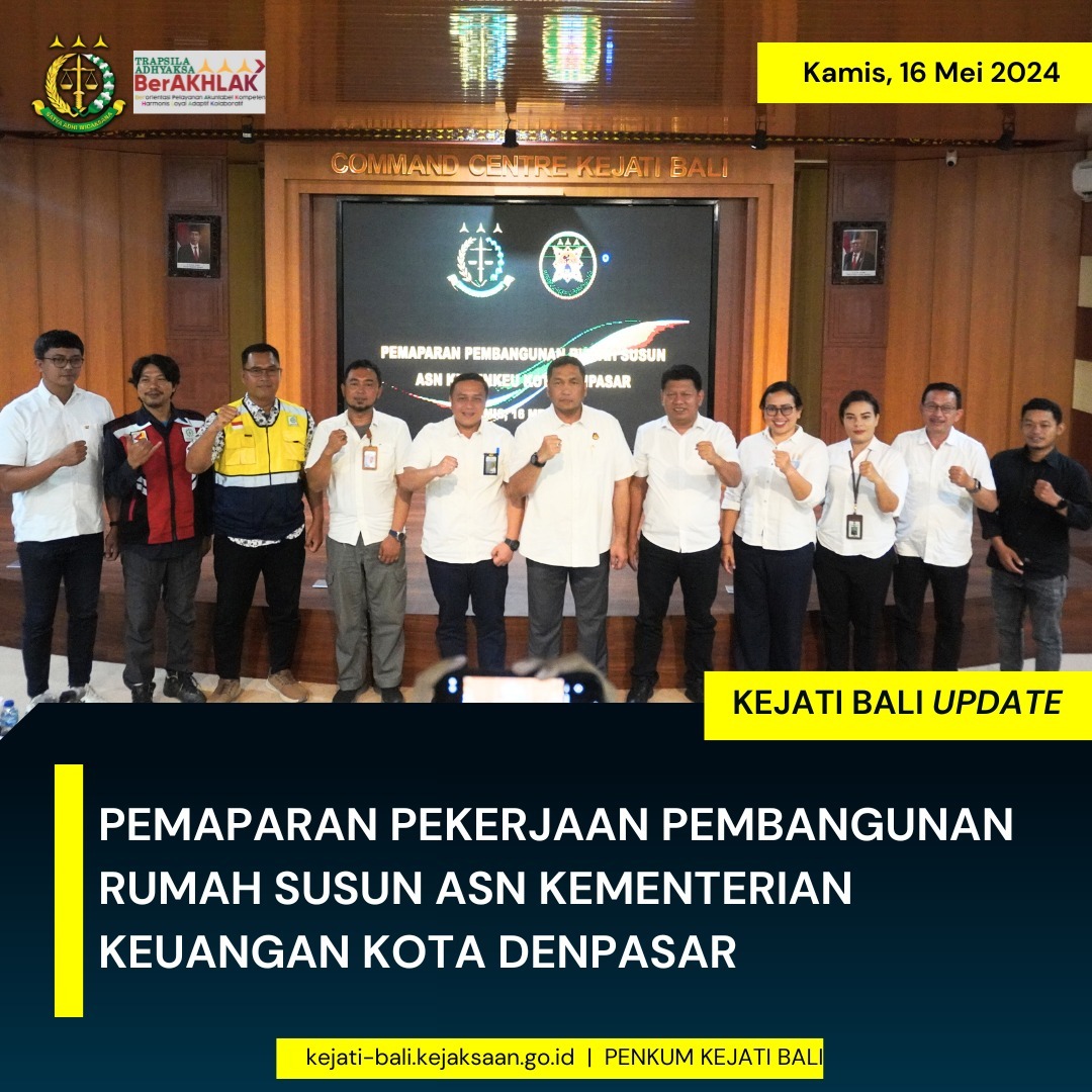 Pemaparan Pekerjaan Pembangunan Rumah Susun ASN Kementerian Keuangan ...