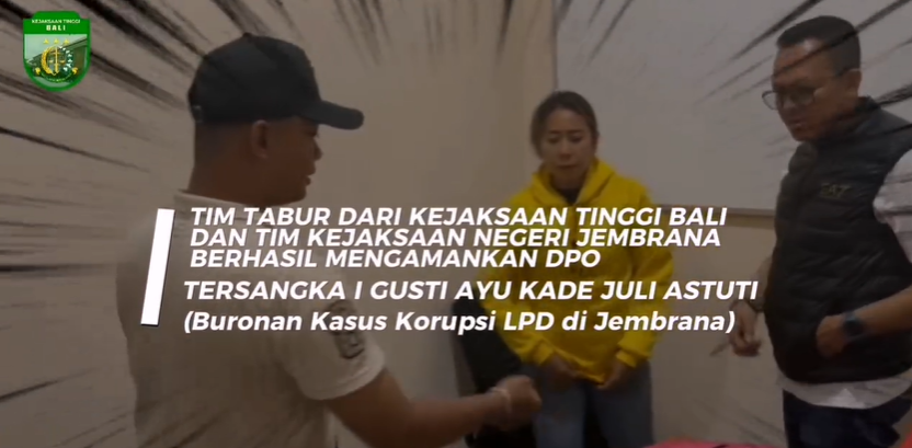 Tim Tabur dari Kejaksaan Tinggi Bali dan Tim Intelijen Kejaksaan Negeri Jembrana berhasil ...