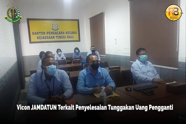 Vicon JAMDATUN Terkait Penyelesaian Tunggakan Uang Pengganti | kejati ...